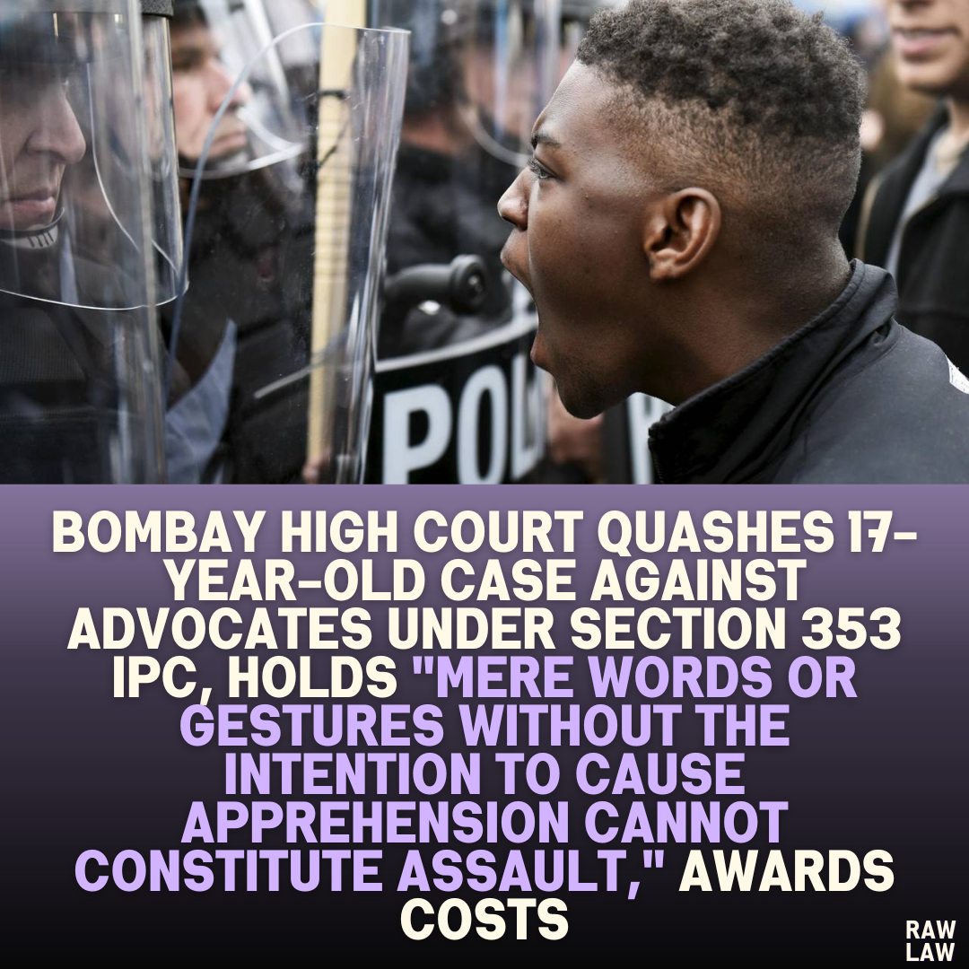 Bombay High Court Quashes 17-Year-Old Case Against Advocates Under ...