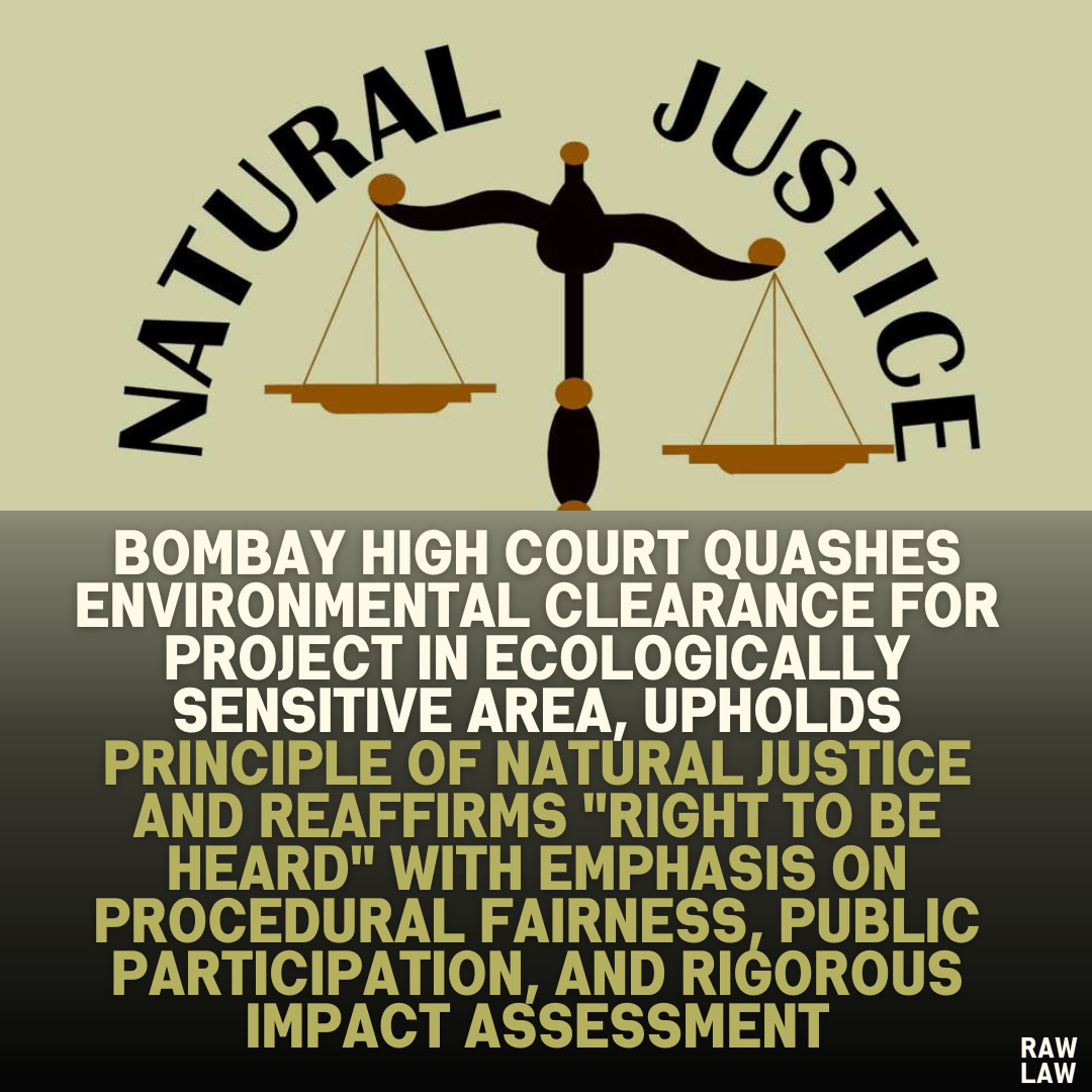Bombay High Court Quashes Environmental Clearance for Project in ...