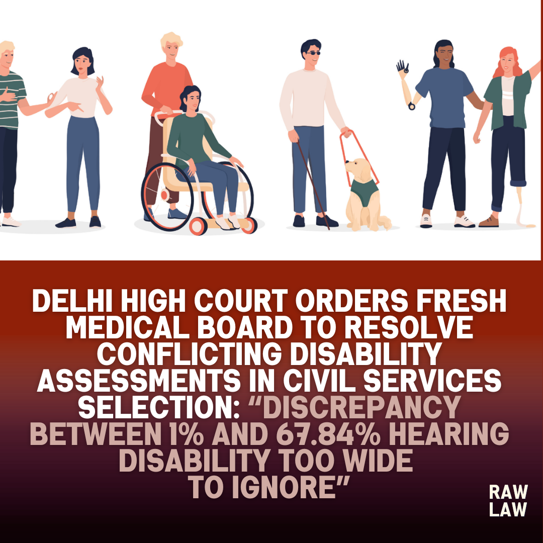 Delhi High Court Orders Fresh Medical Board to Resolve Conflicting ...