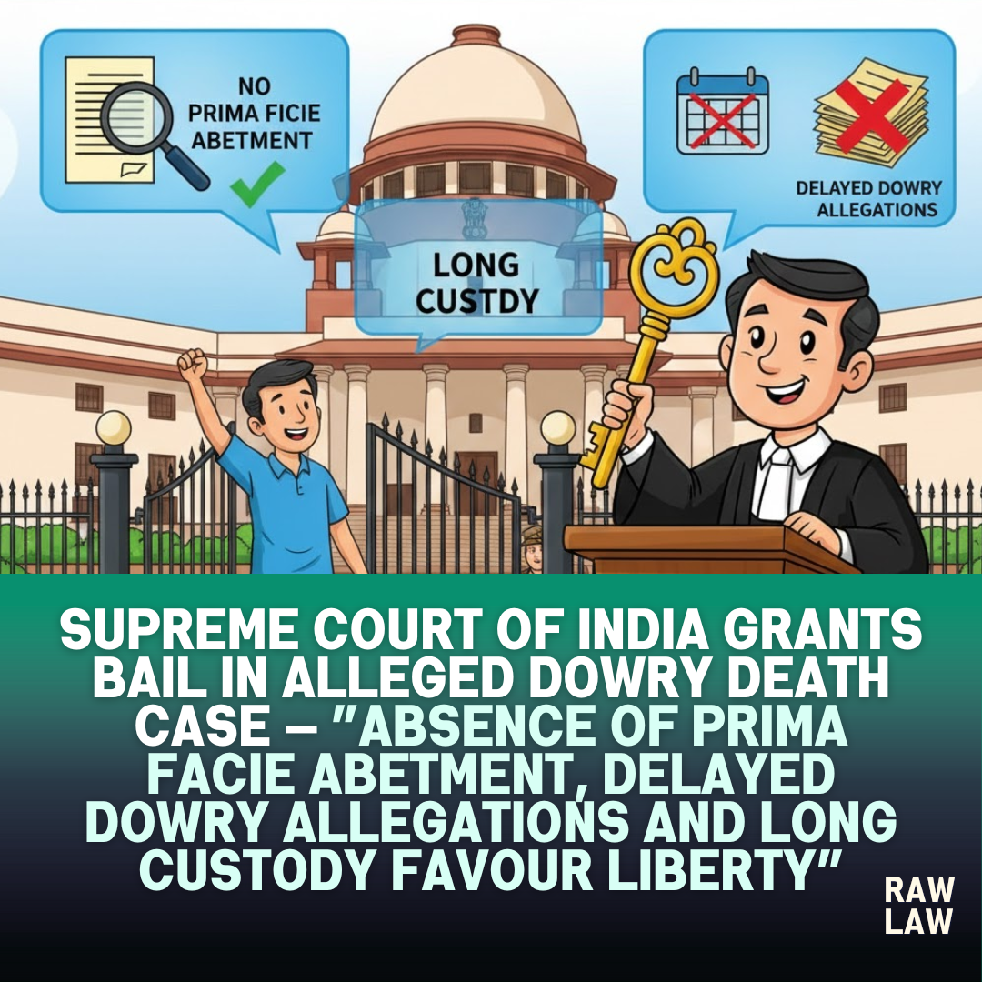 Supreme Court of India grants bail in alleged dowry death case ...